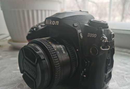 Продаётся фотоаппарат Nikon d200