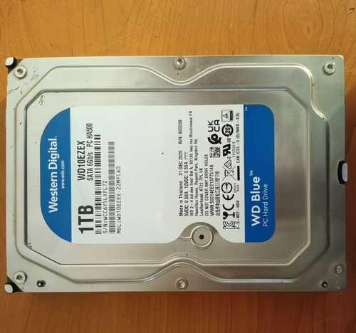HDD: Western Digital на 1 тб
