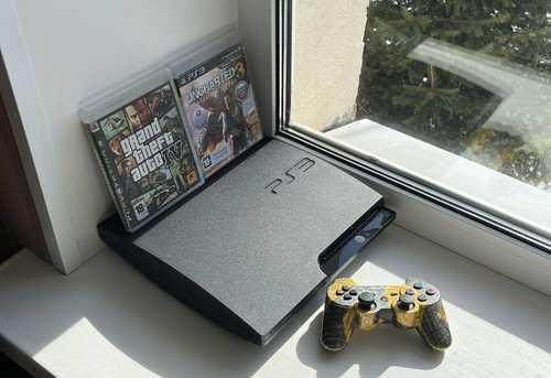 Sony PlayStation 3 slim 99 игр