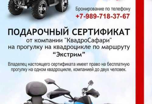 Прогулка на квадроцикле