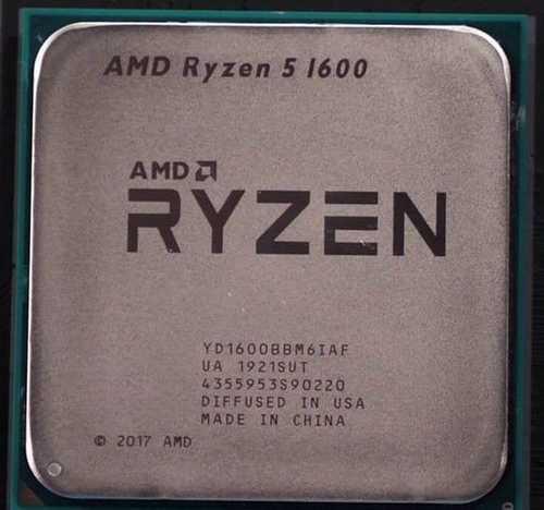 Процессор ryzen 5 1600 af