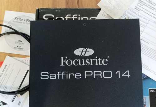 Внешняя звуковая карта focusrite saffire pro 14