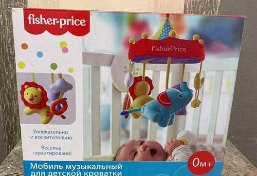 Новый Мобиль в кроватку Fisher Price