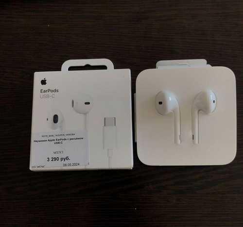 Наушники Apple EarPods с разъёмом USB-C, белый