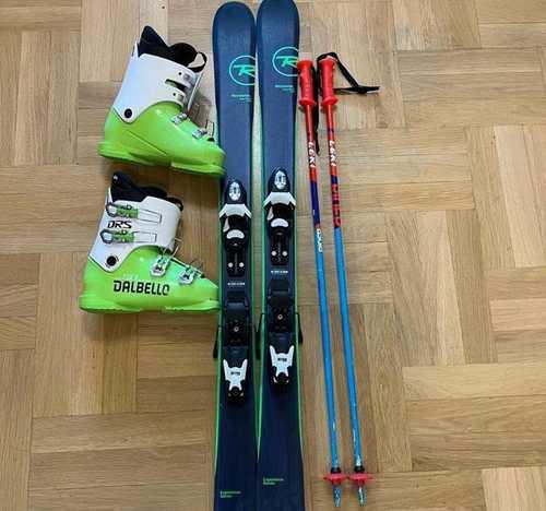 Горные лыжи rossignol experience pro 128 комплект