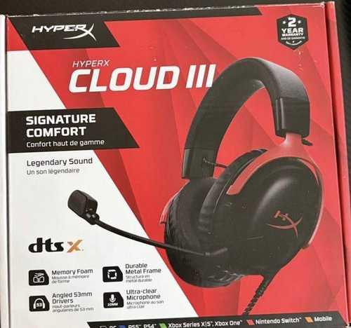 Игровые наушники hyperx cloud 3
