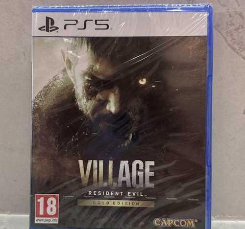 Диск Resident Evil Village gold edition PS5