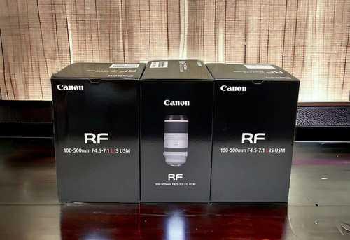 Canon RF 100 500mm F4.5-7.1 L IS USM новый