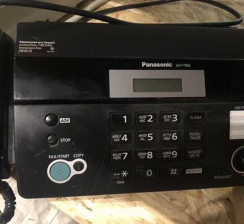 Факс panasonic KX-FT982
