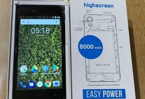 Highscreen Easy Power, 16 ГБ