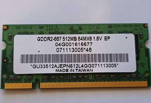 Озу DDR2 для ноутбука и пк