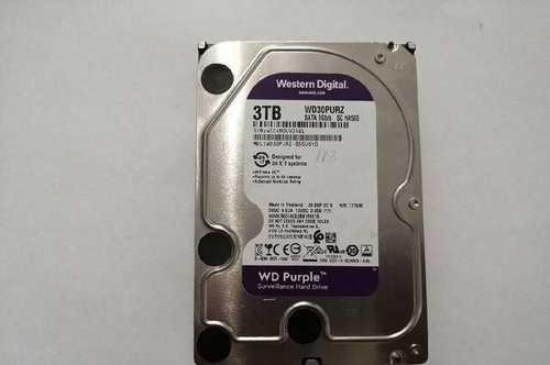 Жесткий диск WD Purple WD30purz 3TB 64Мb, 3.5