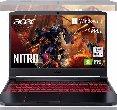 Новый игровой Acer RTX 3050 4Гб Intel i5 Подсветка