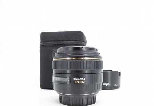 Sigma 30mm f/1.4 EX DC HSM Canon отл. сост, обмен