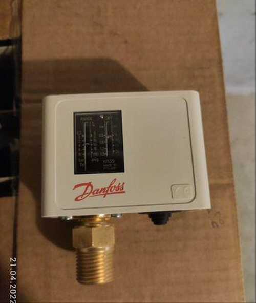 Прессостат Danfoss KPI 35 G 1/2" (0,2-8 бар)