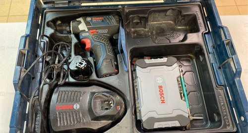 Гайковерт Bosch GDR 10,8 V-EC 2.5Ah x2 L-boxx