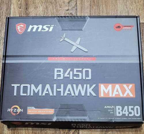 Msi b450 tomahawk max комплект