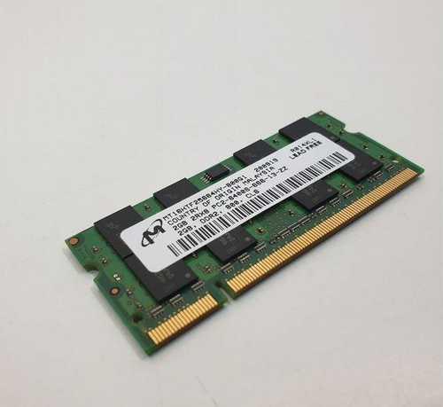 DDR2 2Gb 800Mhz So-Dimm Micron MT16HTF25664HY