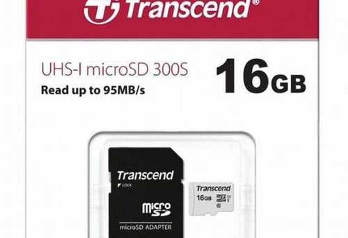 Micro sdhc карта памяти Transcend 16GB