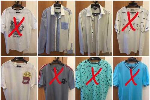 Мужские футболки и рубашки L-XXL