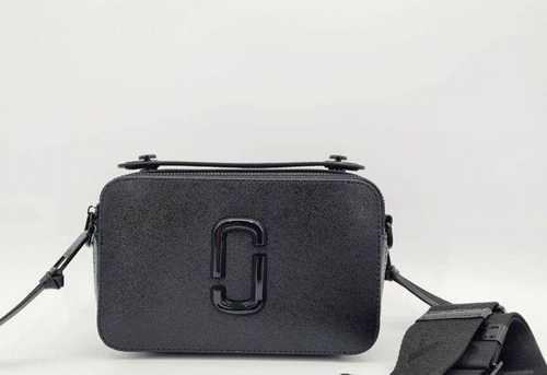 Женская кожаная сумка Marc Jacobs кроссбоди черная