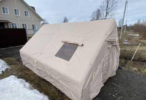 Палатка с надувным каркасом для кемпинга 12