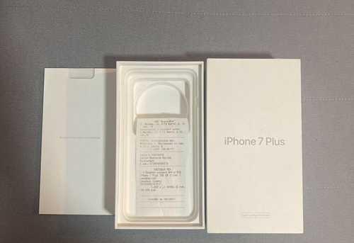 Коробка упаковка от телефона iPhone 7 plus Айфон