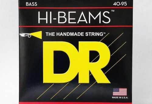 Струны для бас-гитары 40-95 DR LLR-40 HI-Beams