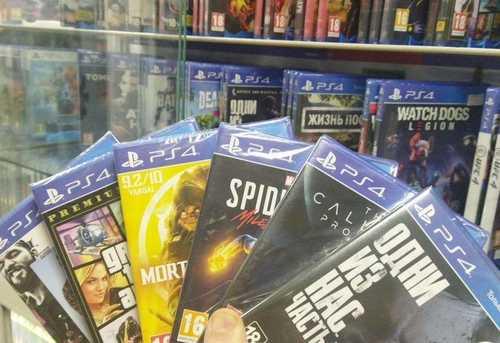 Игры PS4, лицензионные диски на PlayStation 4 хиты