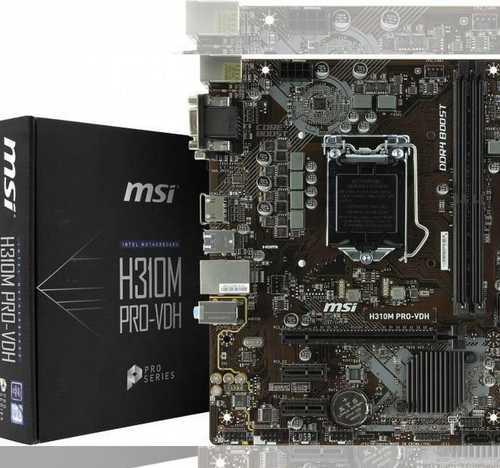 Материнская плата Socket LGA1151 MSI H310M PRO-VDH 2DDR4 microatx