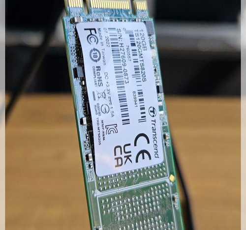 SSD 120гб, M.2 2280, SATA III, M.2