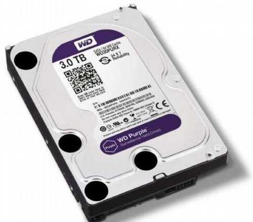 Жесткий диск Western Digital WD Purple 3 TB.Новый