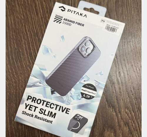 Чехол на iPhone 15 pro max Pitaka MaGez Case Pro 4