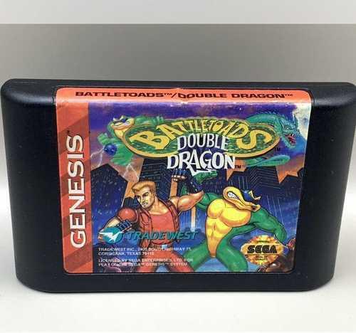 Картридж Sega Battletoads & Double Dragon