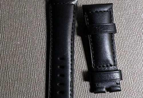Ремешок черный 26мм кожа для мужских часов Panerai