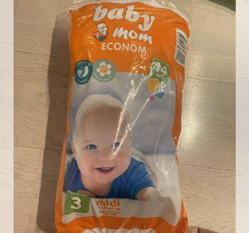 Подгузники baby mom 3