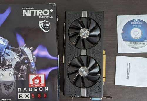Видеокарта AMD Radeon RX 580 Sapphire nitro+