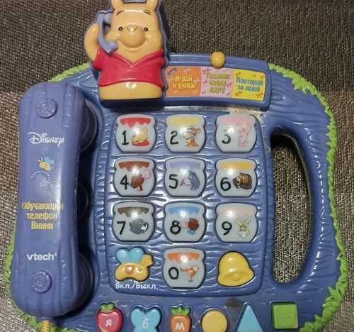 Игрушка VTech Винни-Пух Обучающий телефон. Ремонт