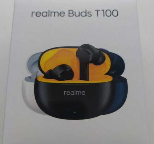 Беспроводные наушники Realme Buds T100 чёрные