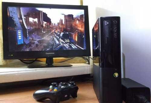 Xbox 360e 100 игр 500Gb Freeboot