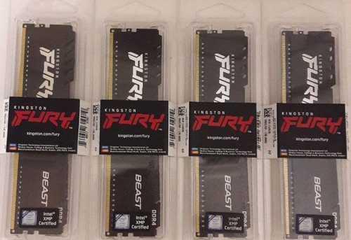 Оперативная память Kingston Fury Beast 8Gb DDR4