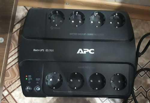 Ибп APC back-UPS ES700 (405 ватт)