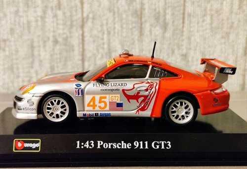 Модель 1/43 Porsche 911 GT3 Bburago Race
