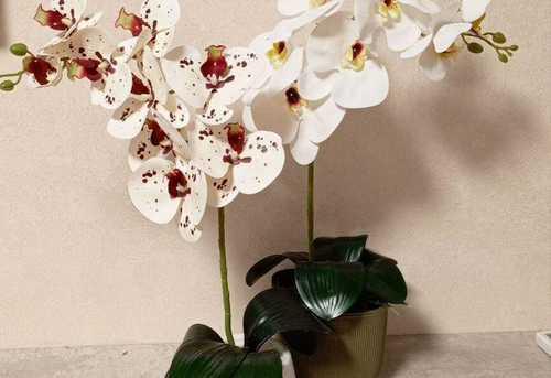 Орхидея искусственная в горшке