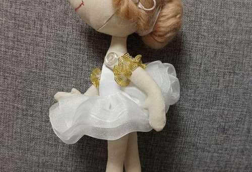 Интерьерная кукла балерина ручной работы тильда