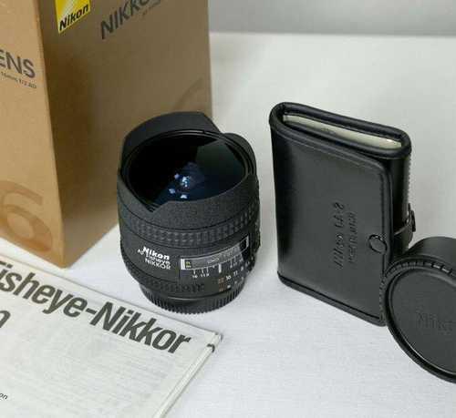 Объектив nikon Af fisheye nikkor 16mm f2.8 D