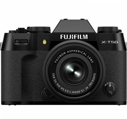 Фотоаппарат Fujifilm X-T50 Kit XC 15-45mm f/3.5-5.6 OIS PZ Black