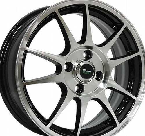 R15 4x100 6J ET40 D60,1 Megami MGM-5 BKF