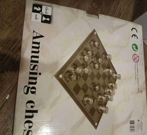 Подарочный набор рюмки с шахматами