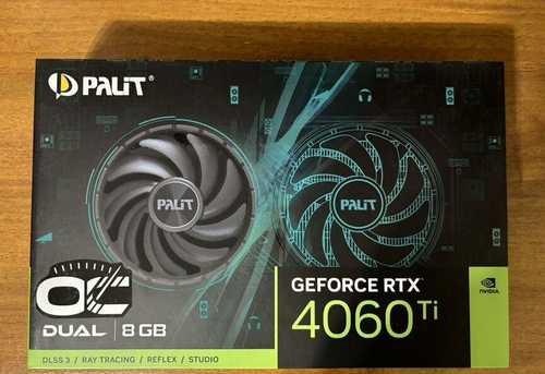 Palit GeForce RTX 4060 ti Dual OC 8 Gb